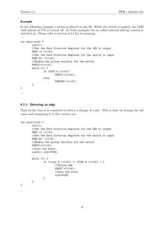 Atmega tutorial | PDF