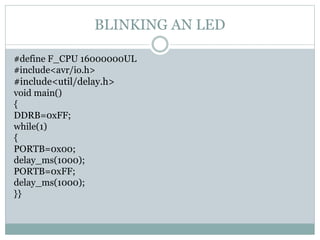 Atmega16 | PPTX | Computer Peripherals | Computing