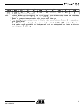 At mega16 summary | PDF