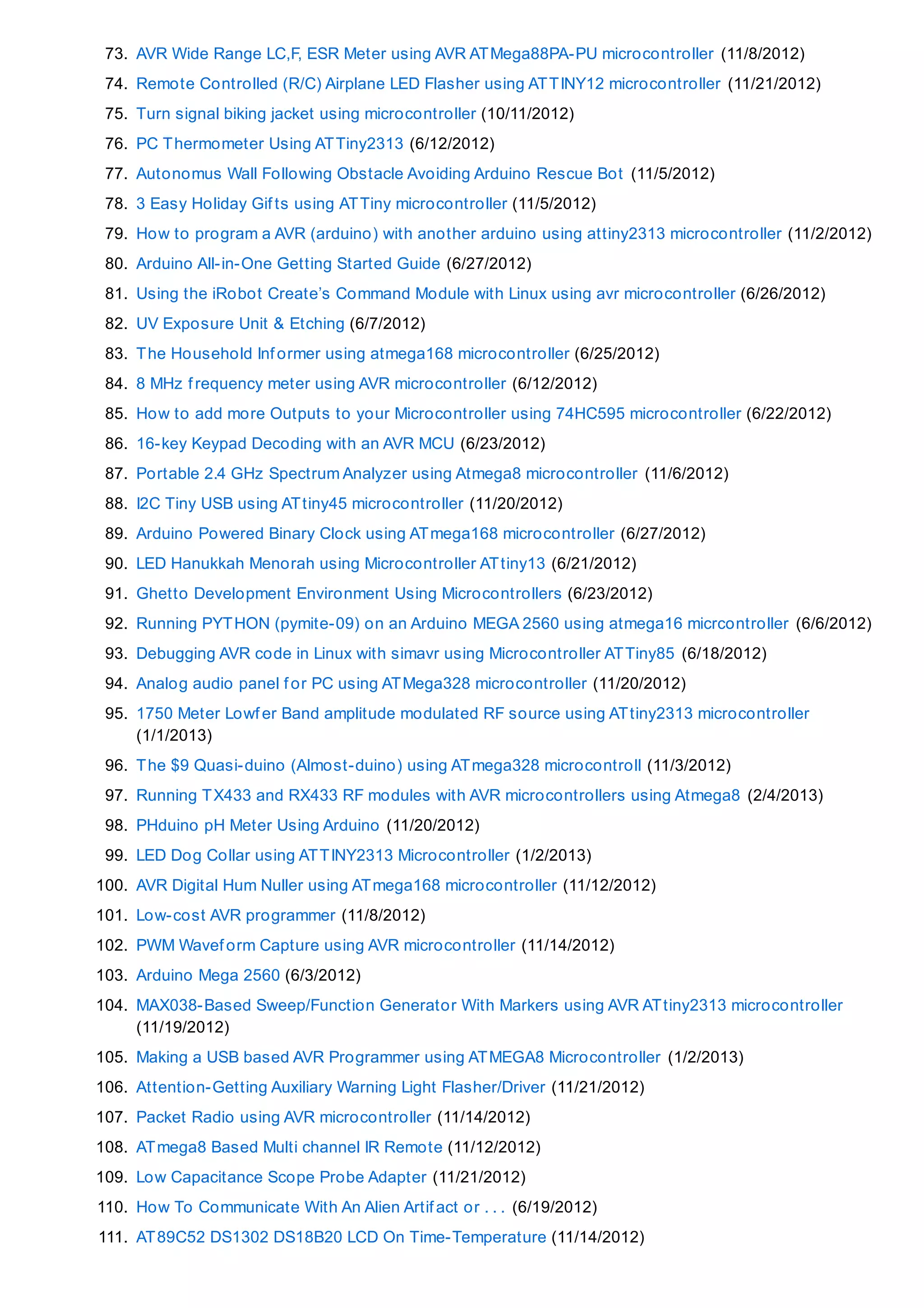 Atmega32 avr.com-projects | PDF | Computer Peripherals | Computing
