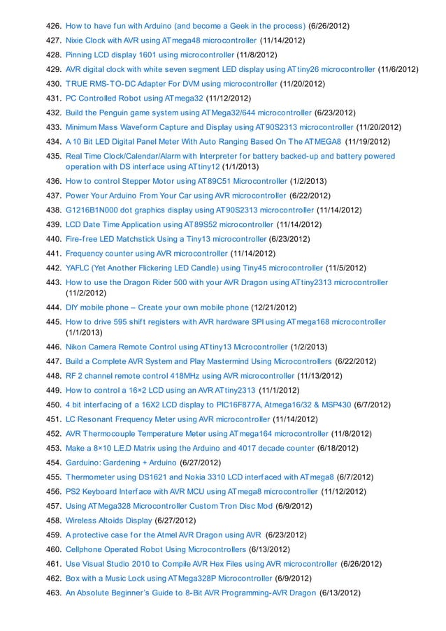 Atmega32 avr.com-projects | PDF | Computer Peripherals | Computing