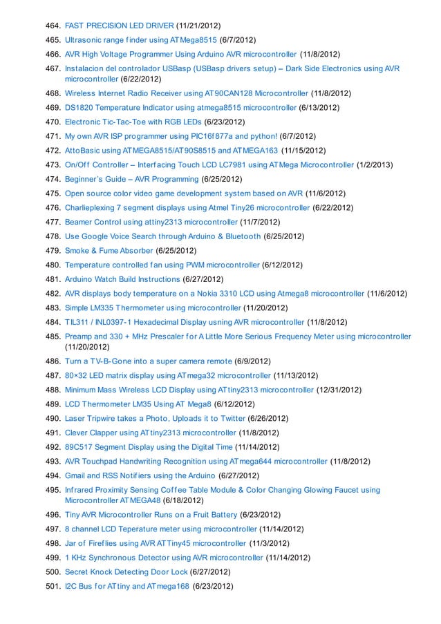 Atmega32 avr.com-projects | PDF | Computer Peripherals | Computing