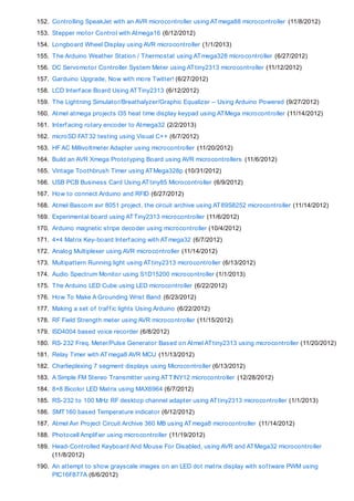 Atmega32 avr.com-projects | PDF