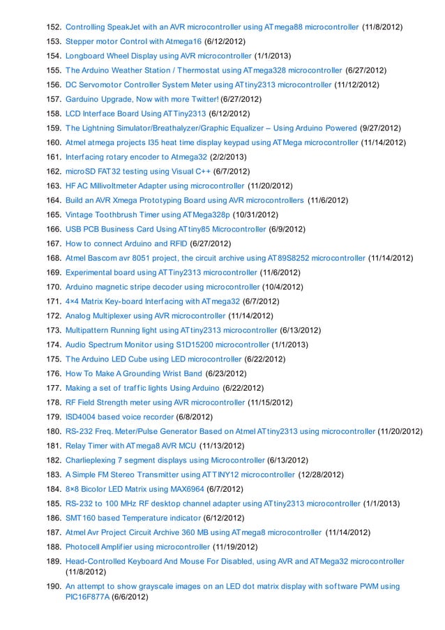Atmega32 avr.com-projects | PDF | Computer Peripherals | Computing