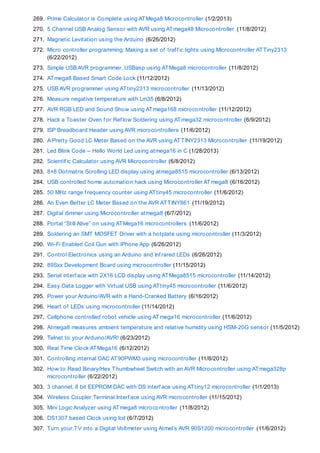 Atmega32 avr.com-projects | PDF