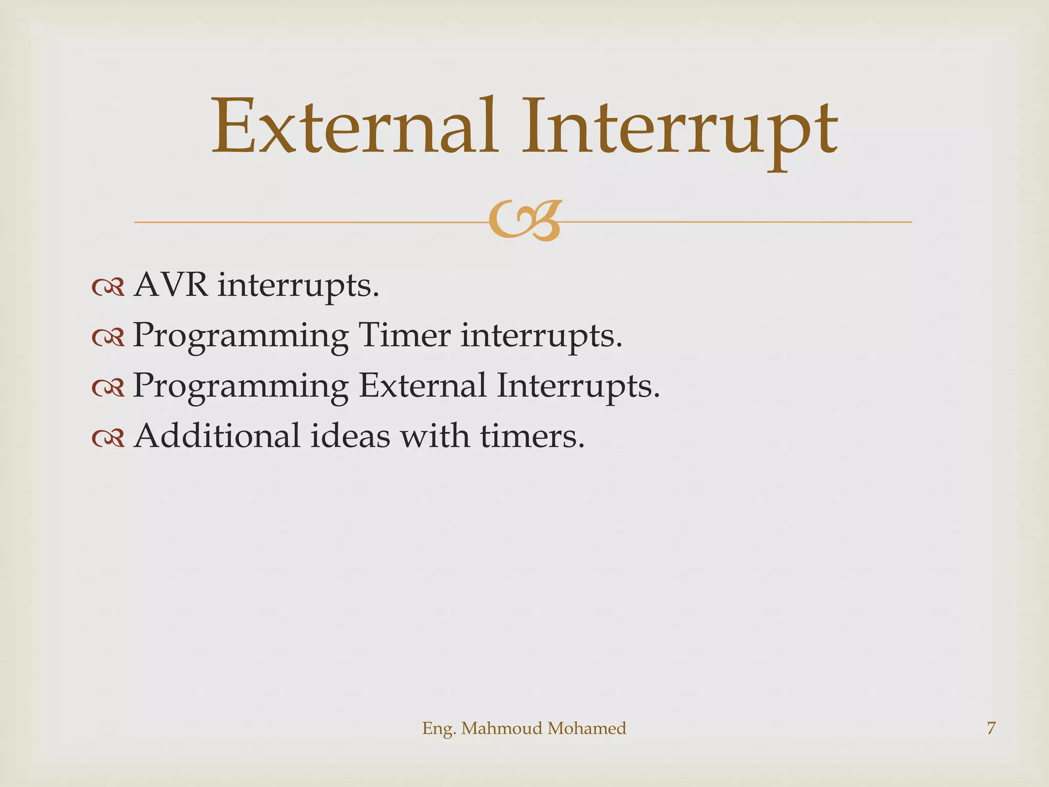 ATMEGA32 full tutorials | PPTX