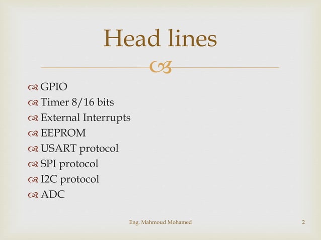 ATMEGA32 full tutorials | PPT