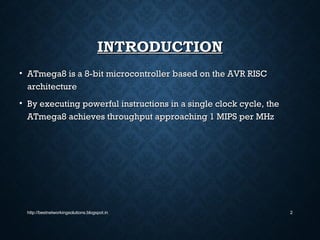 AT mega8 basics | PPT