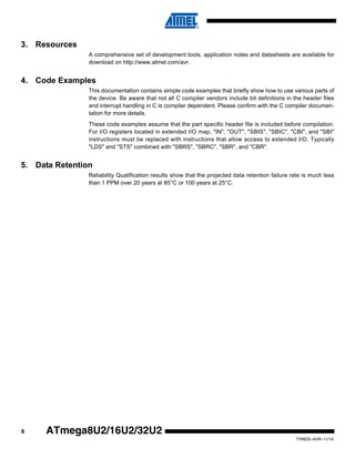 Atmega8u2 mur | PDF