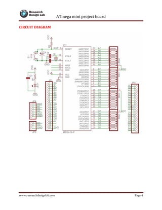 Atmega Mini project Board | PDF