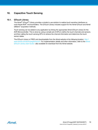 Atmel 42735-8-bit-avr-microcontroller-a tmega328-328-p_summary | PDF ...