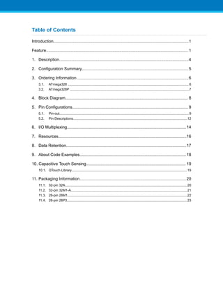 Atmel 42735-8-bit-avr-microcontroller-a tmega328-328-p_summary | PDF | Operating Systems ...