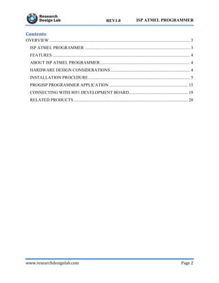 ATMEL ISP Programmer | PDF