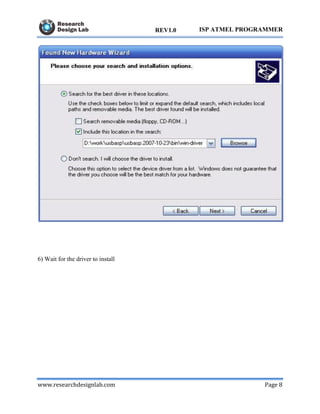 ATMEL ISP Programmer | PDF
