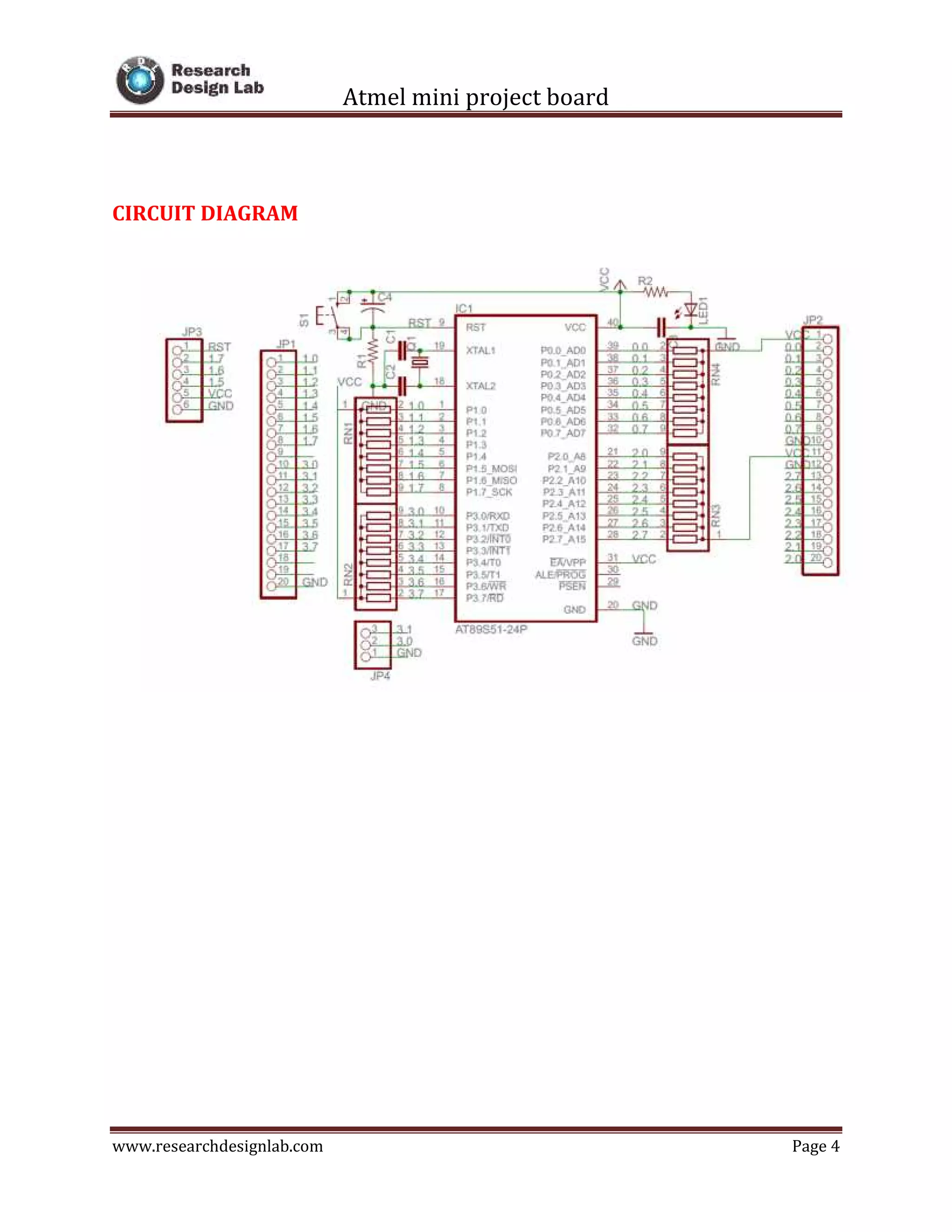 Atmel Mini Project Board | PDF