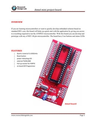Atmel Mini Project Board | PDF