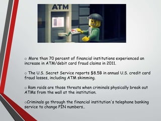 Atm frauds | PPTX