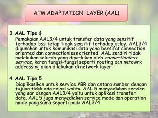 ATM (Asynchronous Transfer Mode) | PPTX