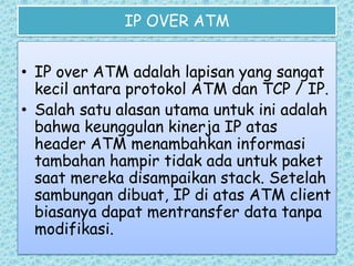 ATM (Asynchronous Transfer Mode) | PPTX