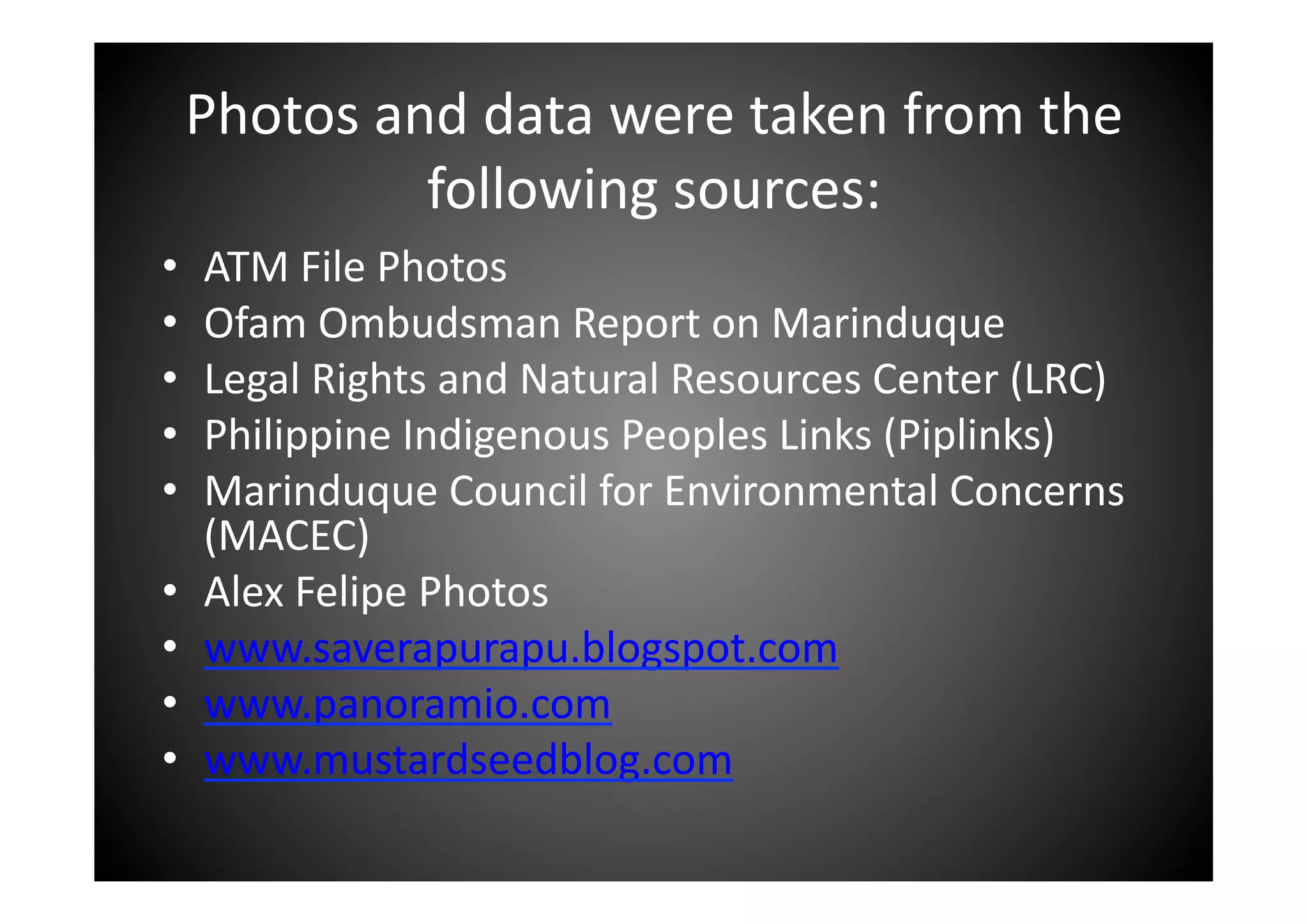 Major tailings dam disasters in the Philippines April 2011 | PDF