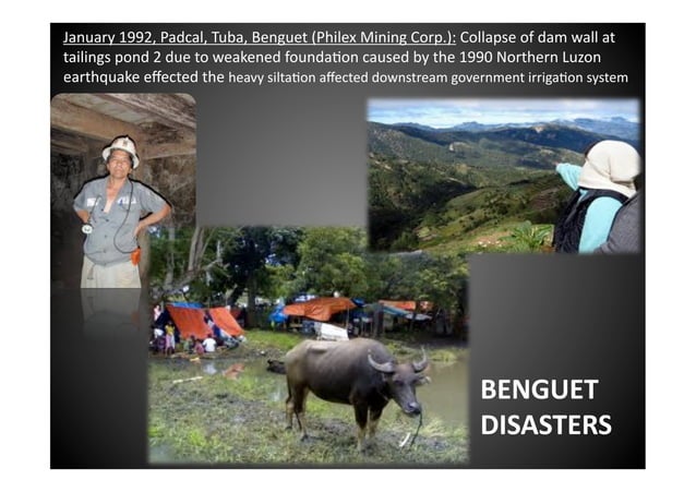 Major tailings dam disasters in the Philippines April 2011 | PDF ...