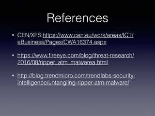 ATM Malware: Understanding the threat | PDF