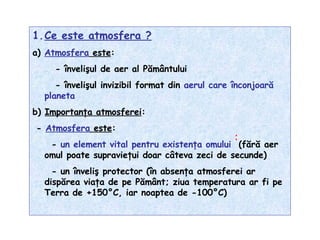 Atmosfera 1 Mock | PPT