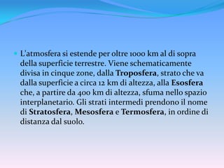 Atmosfera Matteo Contoli | PPTX | Weather | Science