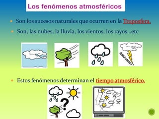 ATMÓSFERA, TIEMPO ATMOSFÉRICO Y CLIMA | PPTX