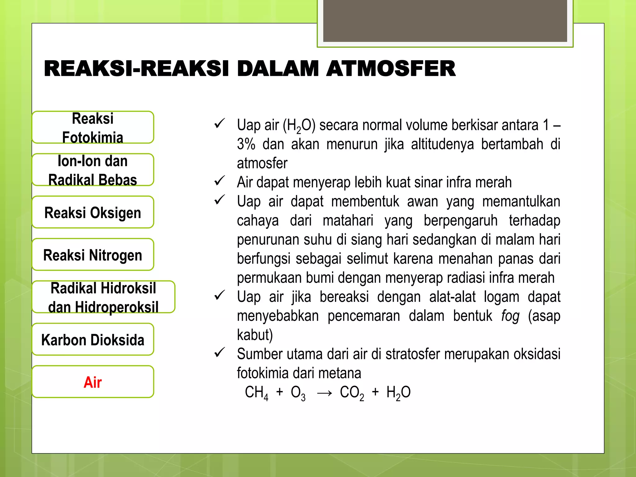 Atmosfer dan pencemaran udara | PDF
