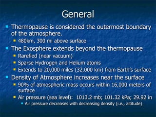 Atmosphere | PPT | Weather | Science