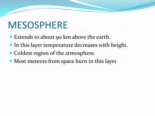 The Earth's Atmosphere | PPTX | Geography | Science