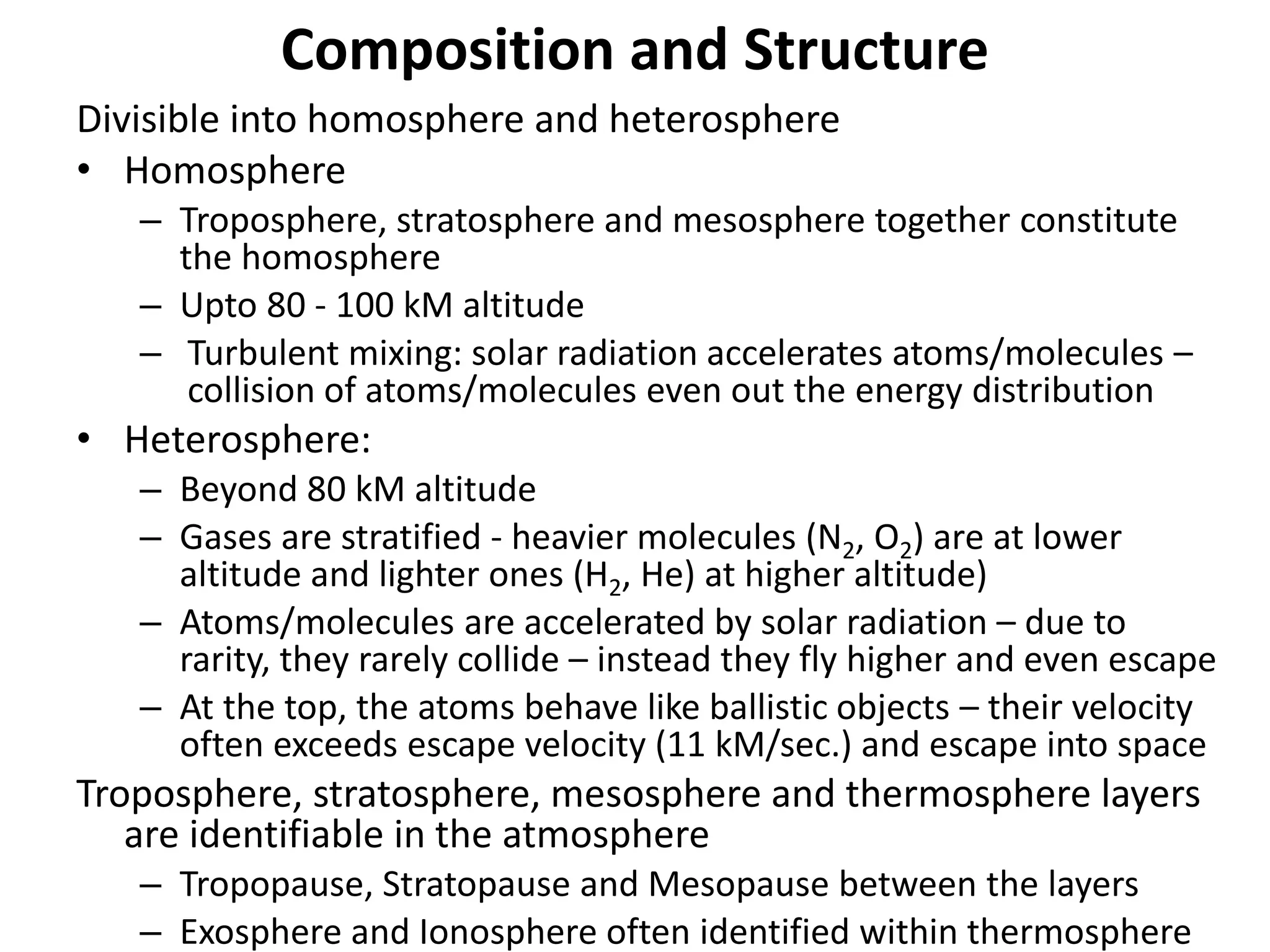 Atmosphere: Composition and Strucutre | PPTX