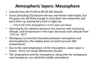 Atmosphere: Composition and Strucutre | PPTX