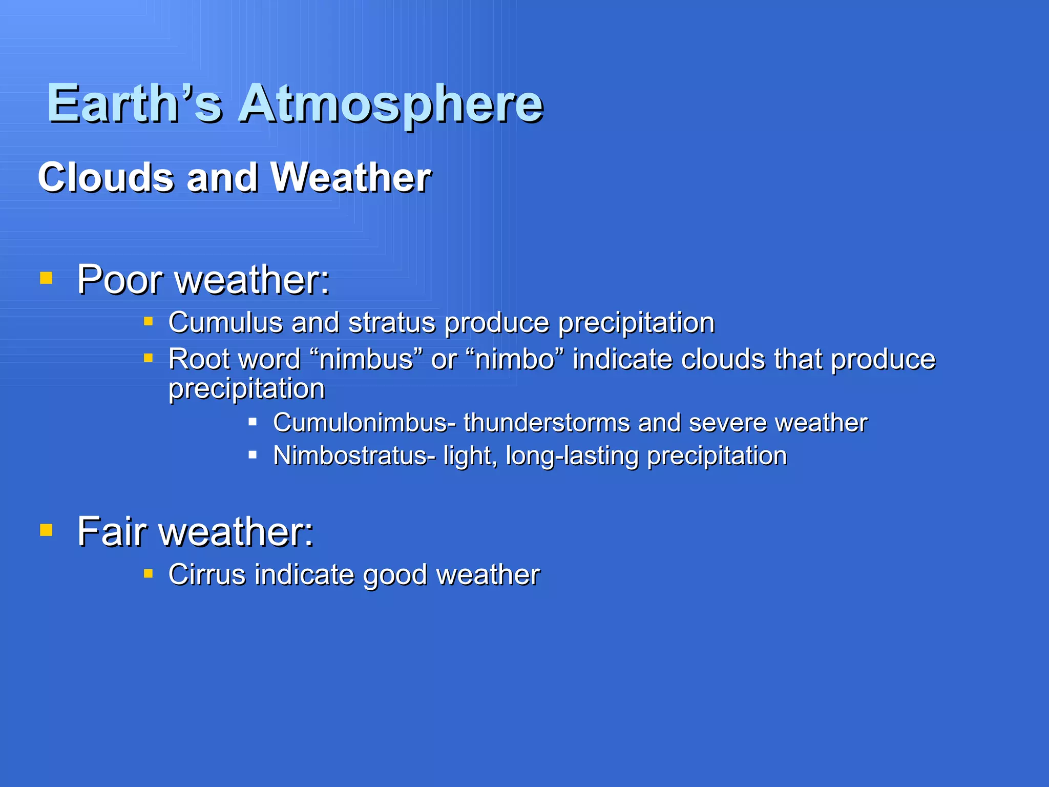 Atmosphere, weather and climate | PPT