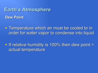 Atmosphere, weather and climate | PPT
