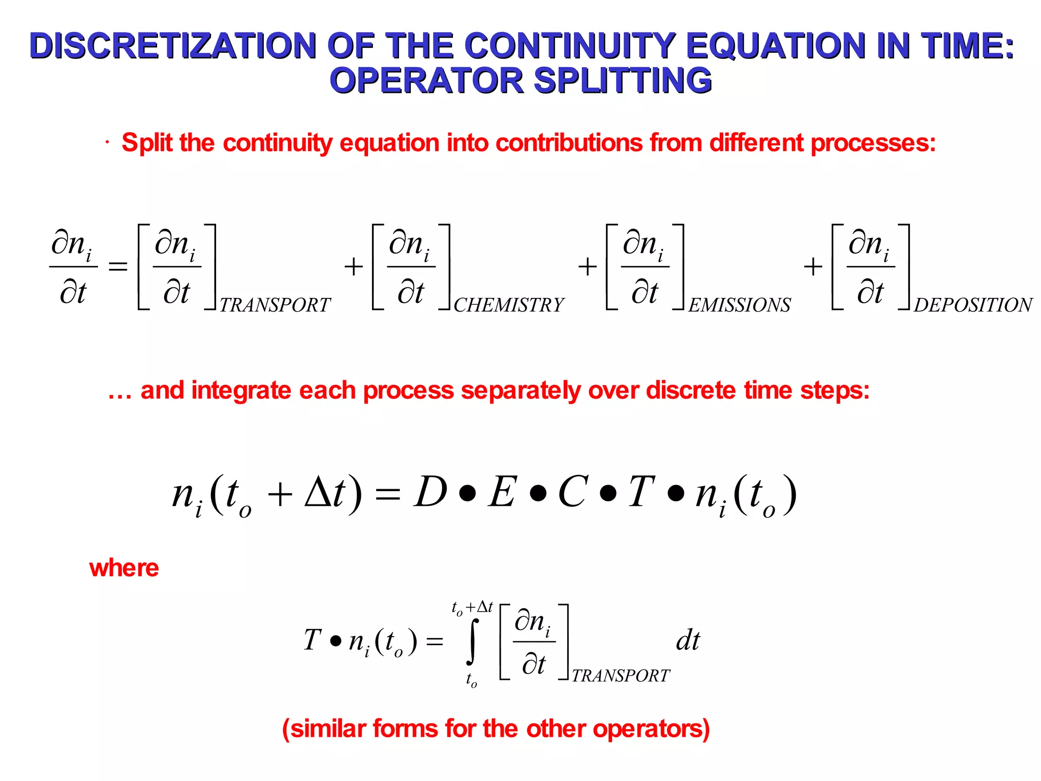 Atmospheric Chemistry Models | PPT
