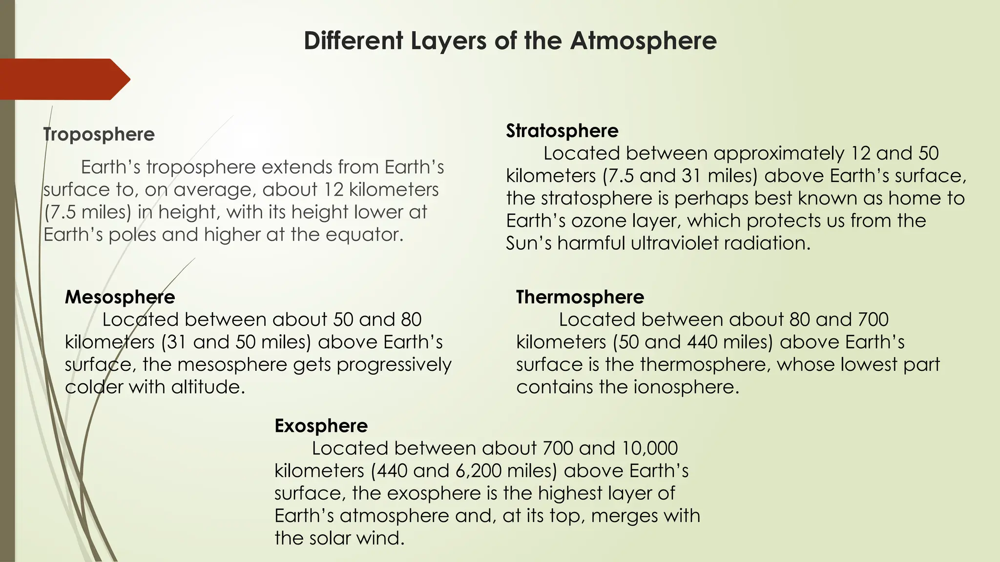 atmospheric-chemistry and maintaining our atmosphere | PPT