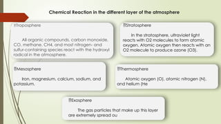 atmospheric-chemistry and maintaining our atmosphere | PPTX