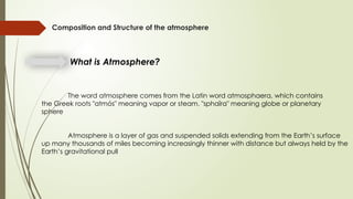 atmospheric-chemistry and maintaining our atmosphere | PPT