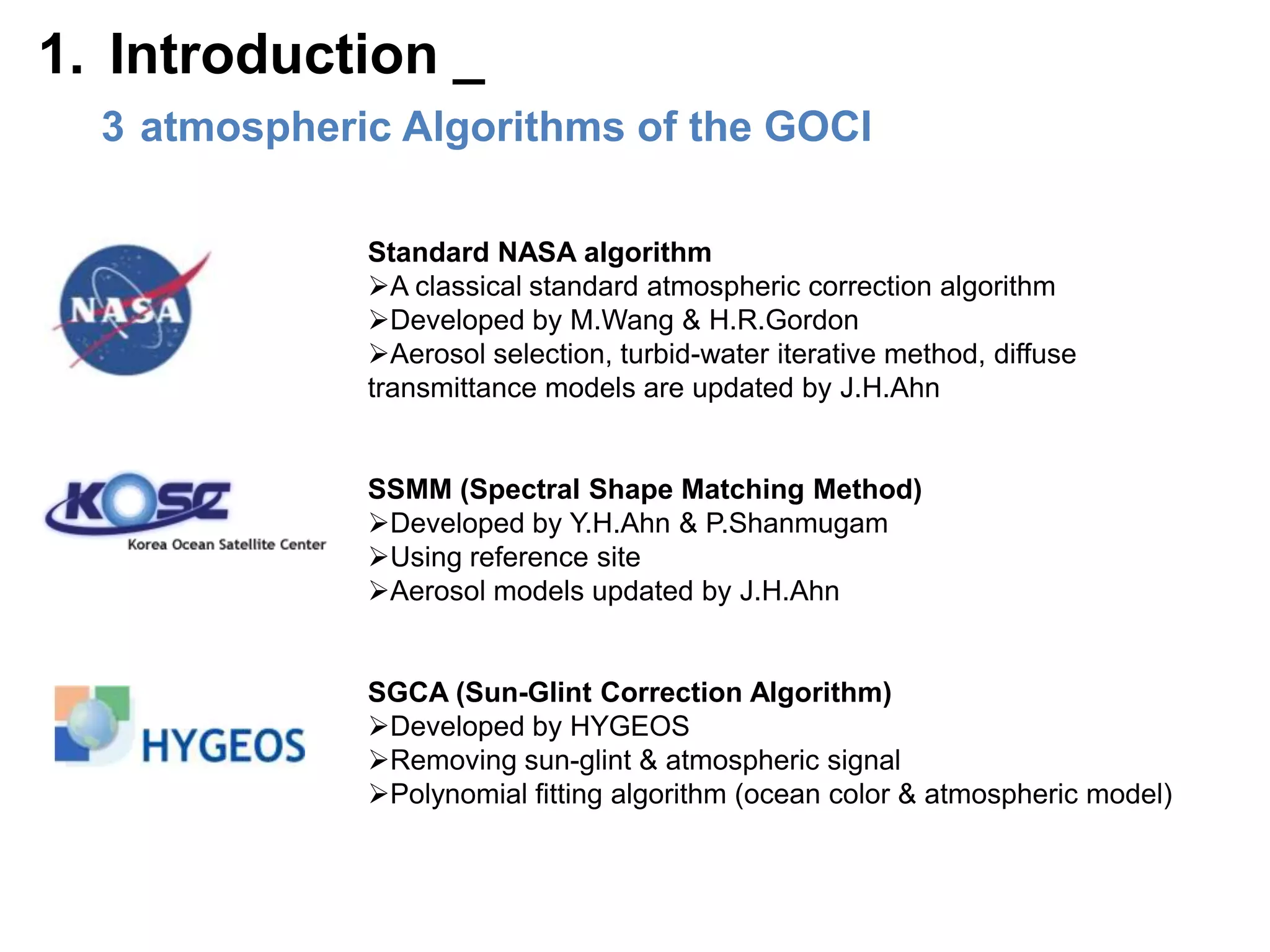 Atmospheric Correction Algorithmigarsspptx Photo Editing Software Computer Software And