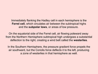 Atmospheric circulation-Climatology Chapter | PPT