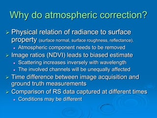 Atmospheric correction | PPTX
