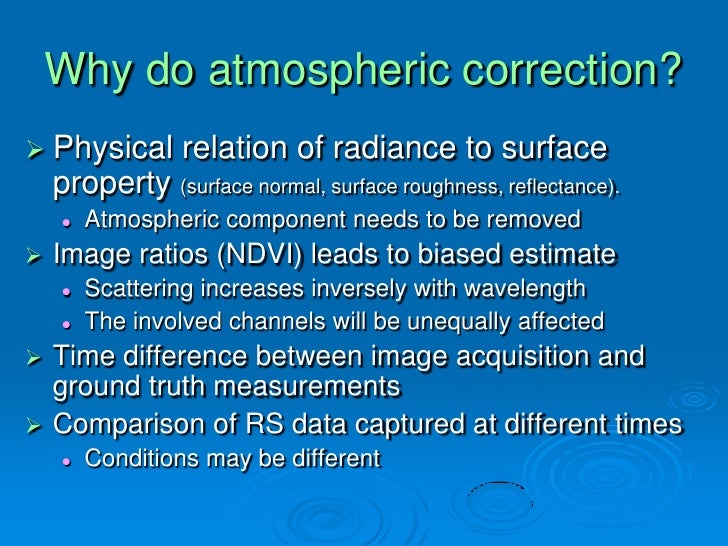 Atmospheric Correction