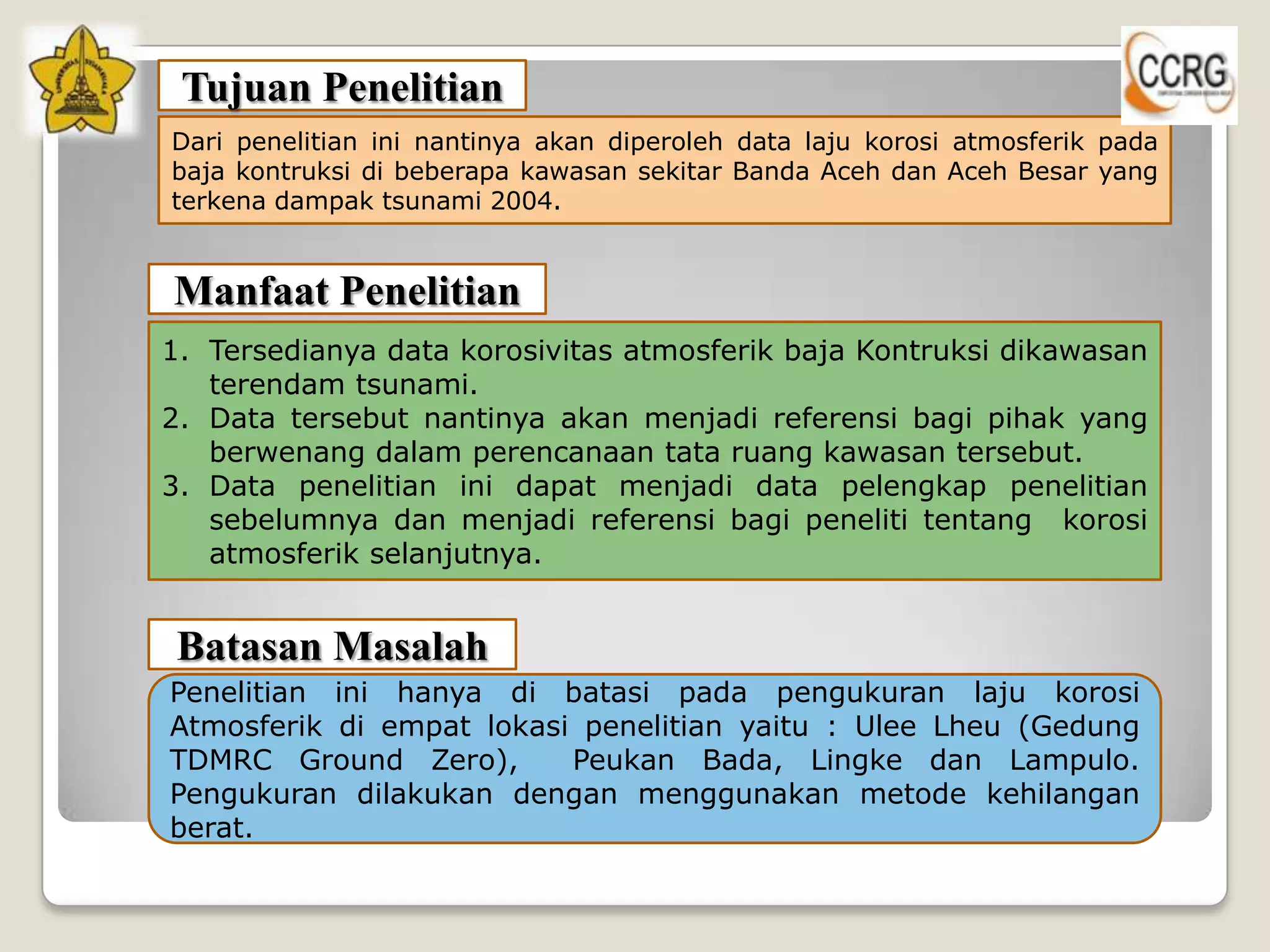 Atmospheric corrosion tga | PPTX