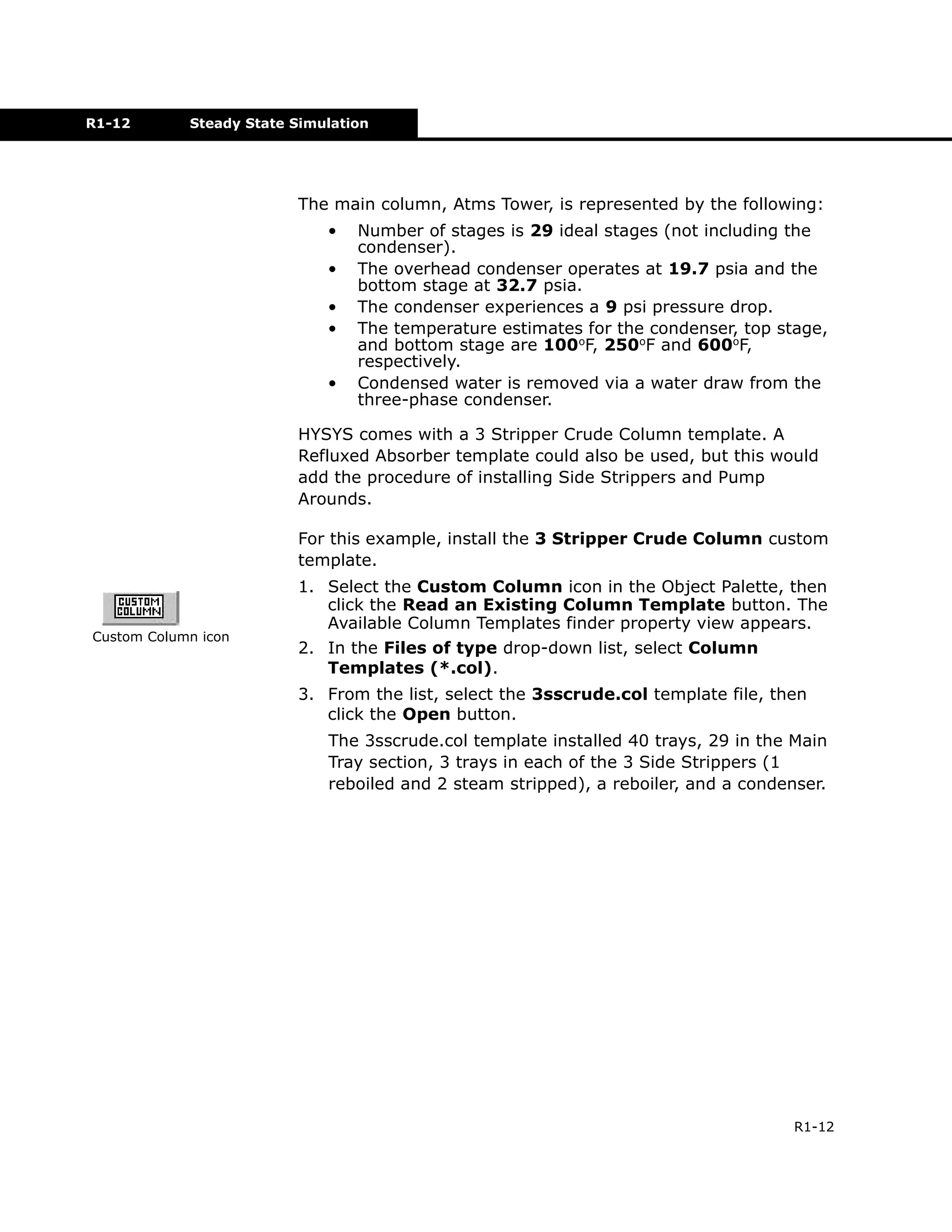 Atmospheric crude tower simulation | PDF