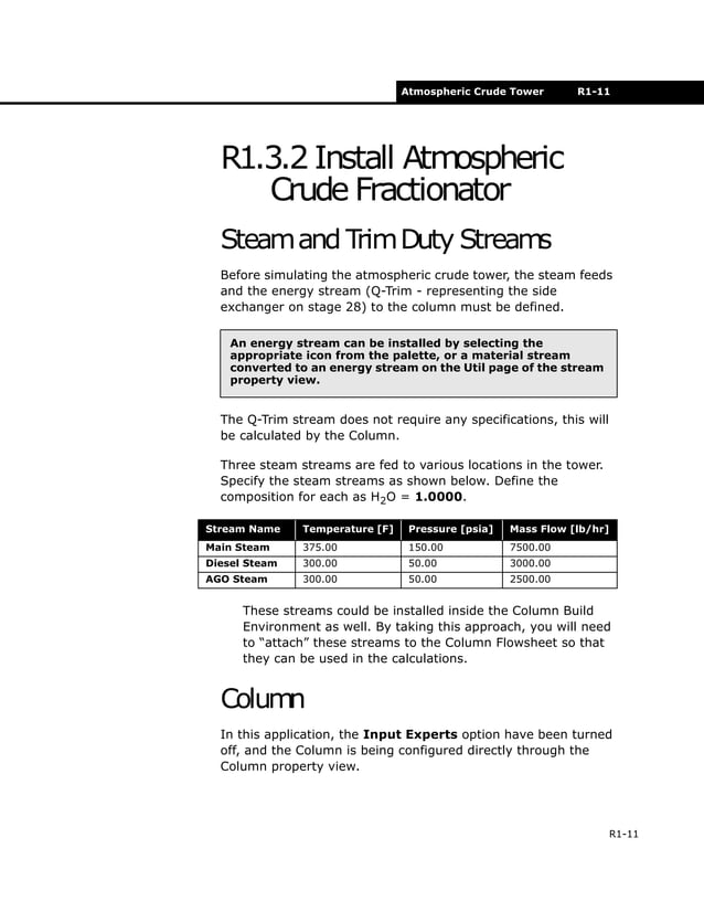 Atmospheric crude tower simulation | PDF | Chemistry | Science