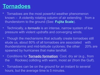 Atmospheric Disturbances Storms and Natural Hazards | PPTX