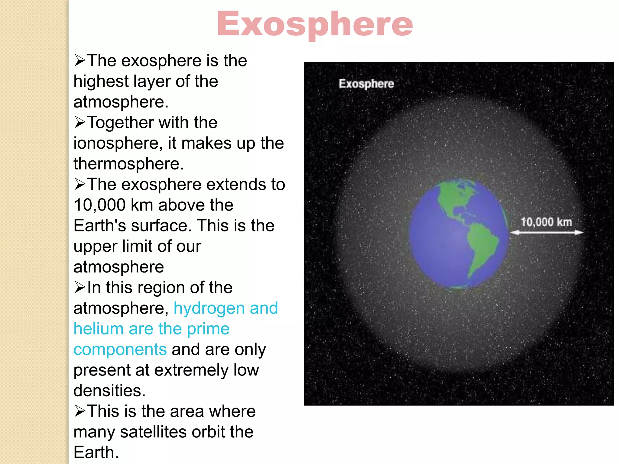 Atmospheric layers of earth | PPT
