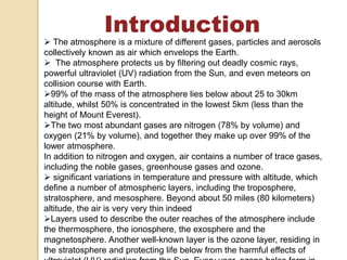 Atmospheric layers of earth | PPT